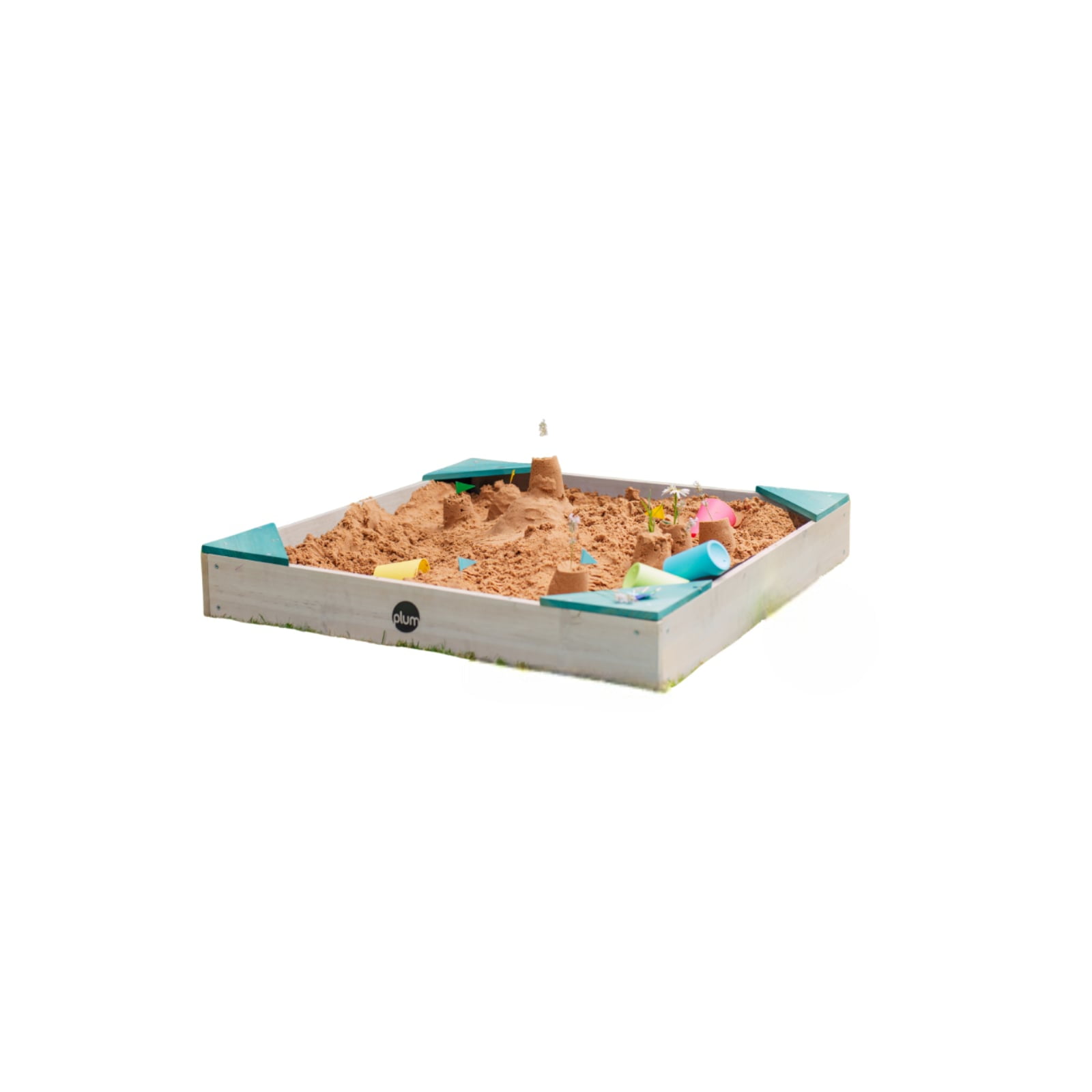 Click here for Plum Junior Wooden Sandpit - Natural prices
