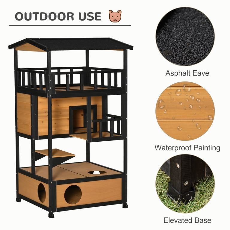 Outdoor Cat Tree House