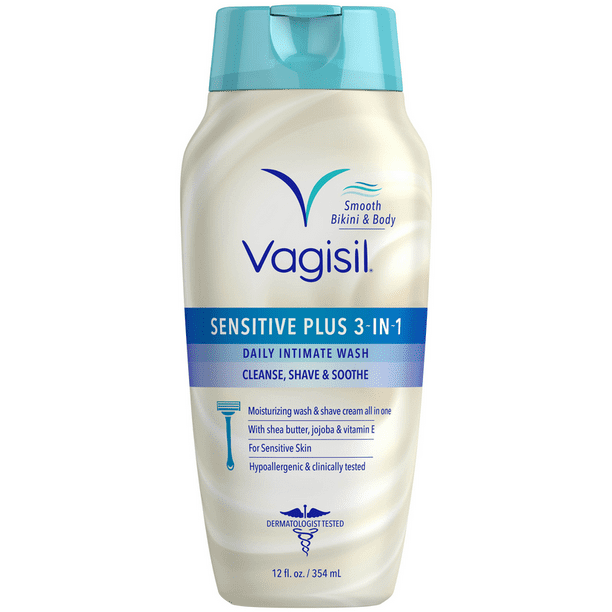Vagisil Sensitive Plus 3-in-1 Daily Intimate Wash, 12 fl. oz., 1 Count ...