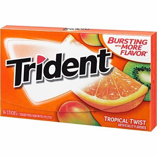 Trident Value Pack Tropical Twist (Pack of 12) - Walmart.com