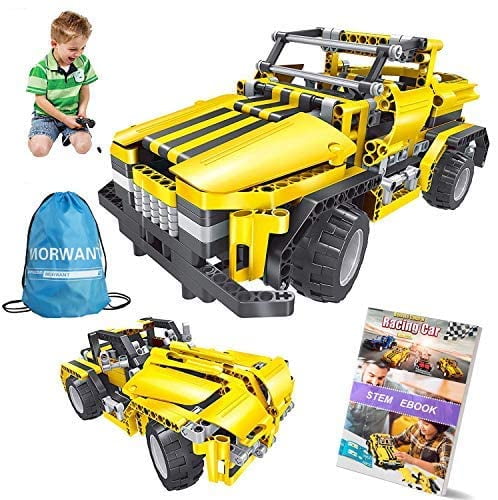 2-in-1 Remote Control Car Building Set | STEM Learning Kits for Boys ...
