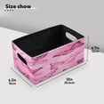 2 Pcs Foldable Felt Storage Bins Decorative Fabric Organizer Baskets ...