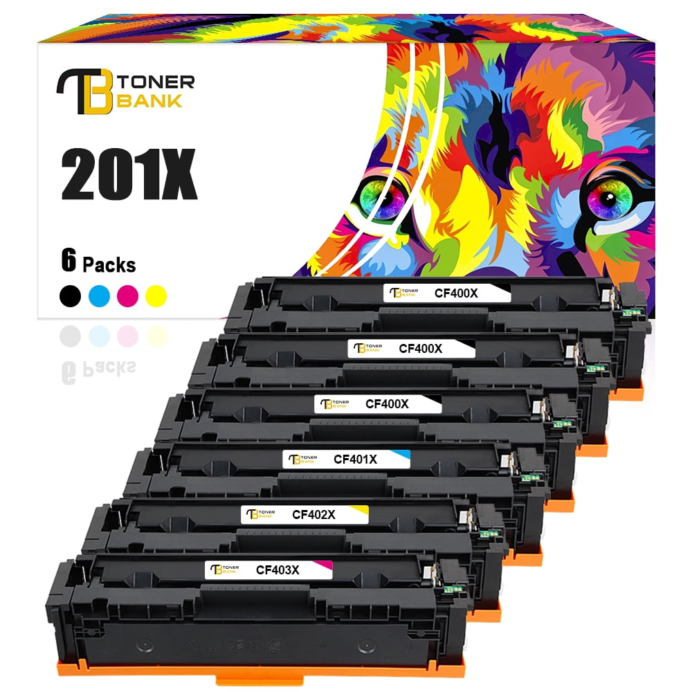 Toner Bank Compatible Toner Cartridge Replacement for HP 201X CF400X ...