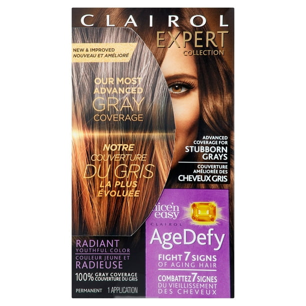 Clairol Expert Collection Age Defy Hair Color, 5G Medium Golden Brown ...