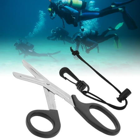 LHCER JD-918 420 Stainless Steel Scuba Technology Diving Scissors ...