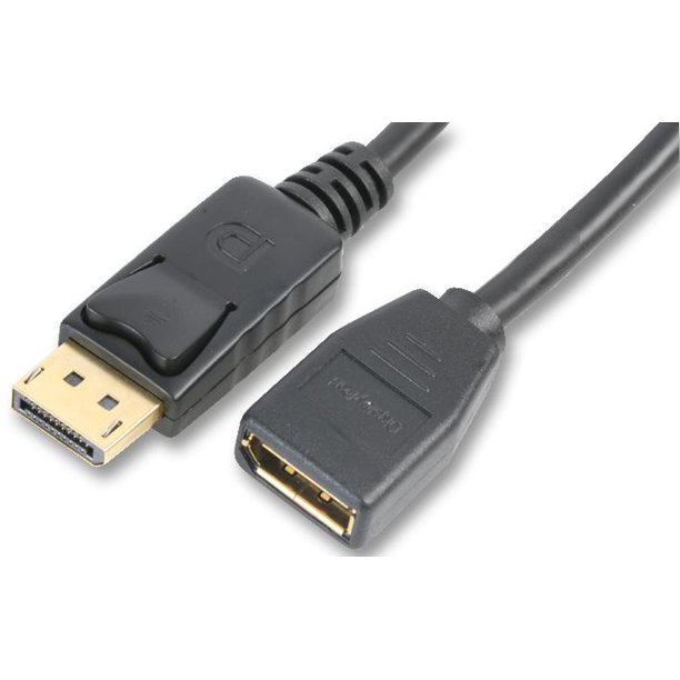 PRO SIGNAL - DisplayPort 1.2 Male to Female Lead, 2m Black - Walmart.ca