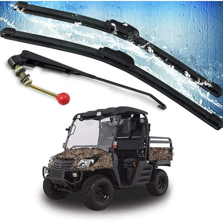 Universal UTV Hand Front Operated Windshield Wiper Kit Compatible with ...