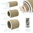Navaris Cat Tunnel Scratcher Set (3-Pieces) - Corrugated Cardboard ...