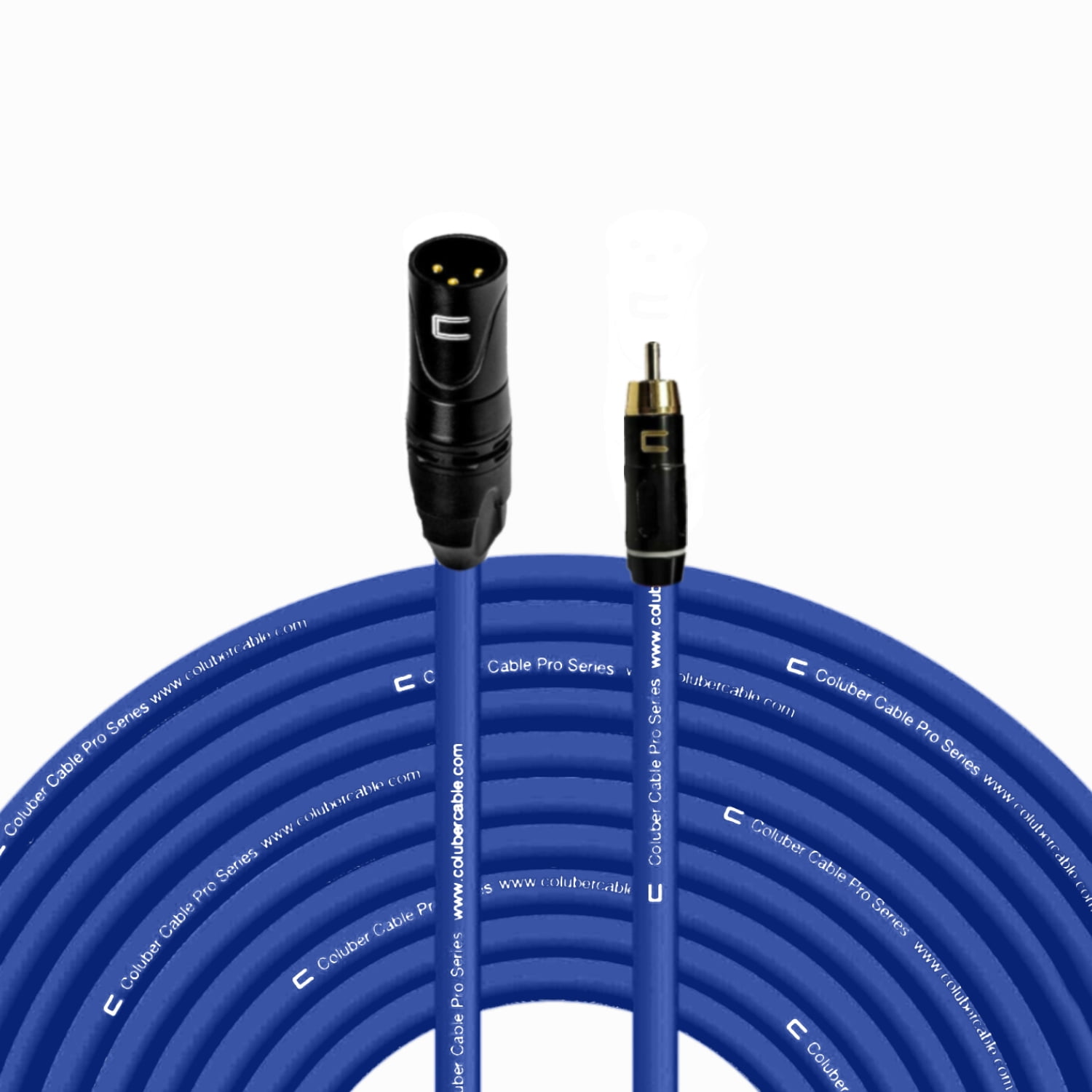 Coluber Cable Unbalanced XLR Cable Male to RCA Pro Audio Music ...