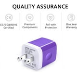 Ailkin USB Charger Block, Dual Port 2.1A Fast Charging Wall Plug ...