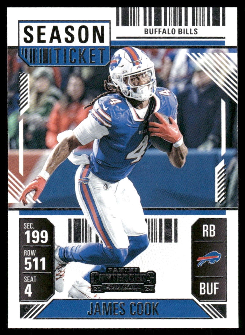 2024 Panini Contenders Football James Cook #10 - Walmart.com