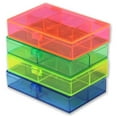 Set Of 4 Stackable and Colorful Storage Boxes : ( Pack of 1 Pc ...