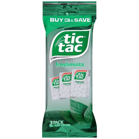 Tic Tac Fresh Mints, 1 Oz., 3 Count - Walmart.com