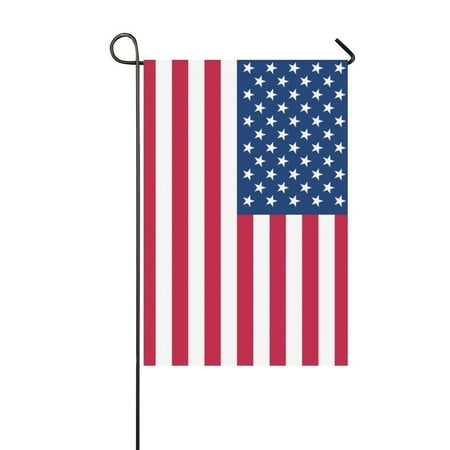 MYPOP US Flag Garden Flag 12x18 inches Outdoor Decor - Walmart.com
