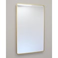 16x26 Austin Farmhouse Metal Framed Rounded Rectangle Recessed Bathroom ...