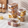 mdesiwst Sealed Storage Box Transparent Multi-Compartment Food ...