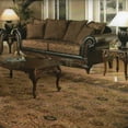 Roundhill Furniture San Marino 2-Tone Chocolate Microfiber Sofa ...