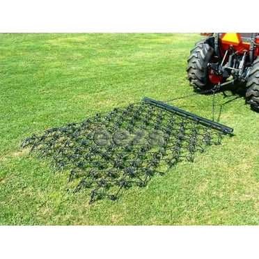 10' x 7' 6" Pasture Drag Chain Harrow - Overall 11' 6" Long - 1/2 ...