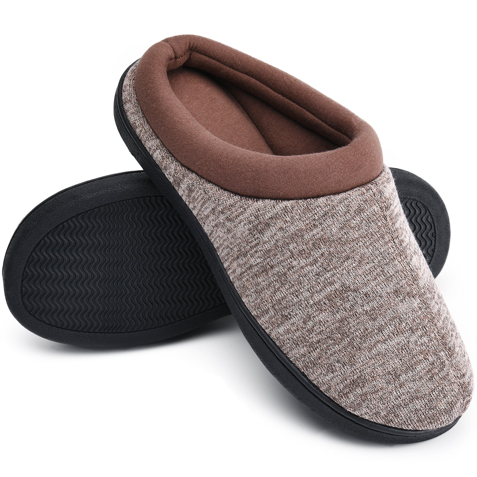 LORDFON Mens House Slipper Memory Foam Warm Winter Indoor Slippers for ...