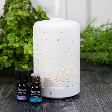 Better Homes & Gardens 3 Piece 100 mL Cool Mist Ultrasonic Aroma ...
