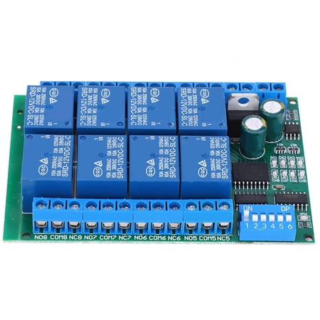 8 Channel Programmable Control Module Board DC 12V Relay Board, Relay ...