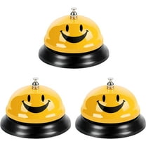 Gold Hand Bell, 2 Pack Steel Hand Bell Call Bell for Wedding, Adults ...