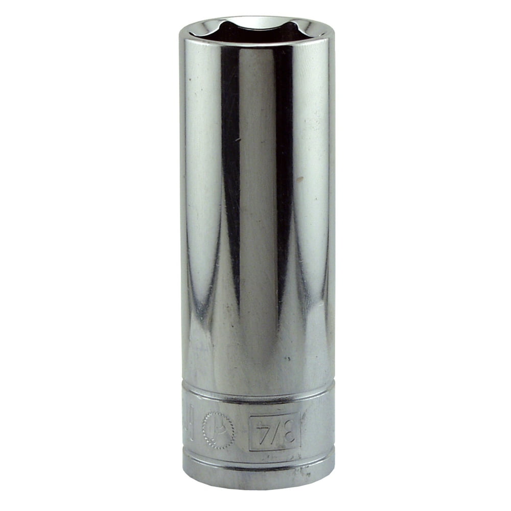 Great Neck Sk54 3/4" X 1/2" Drive 6 Point Deep Well Socket Standard ...