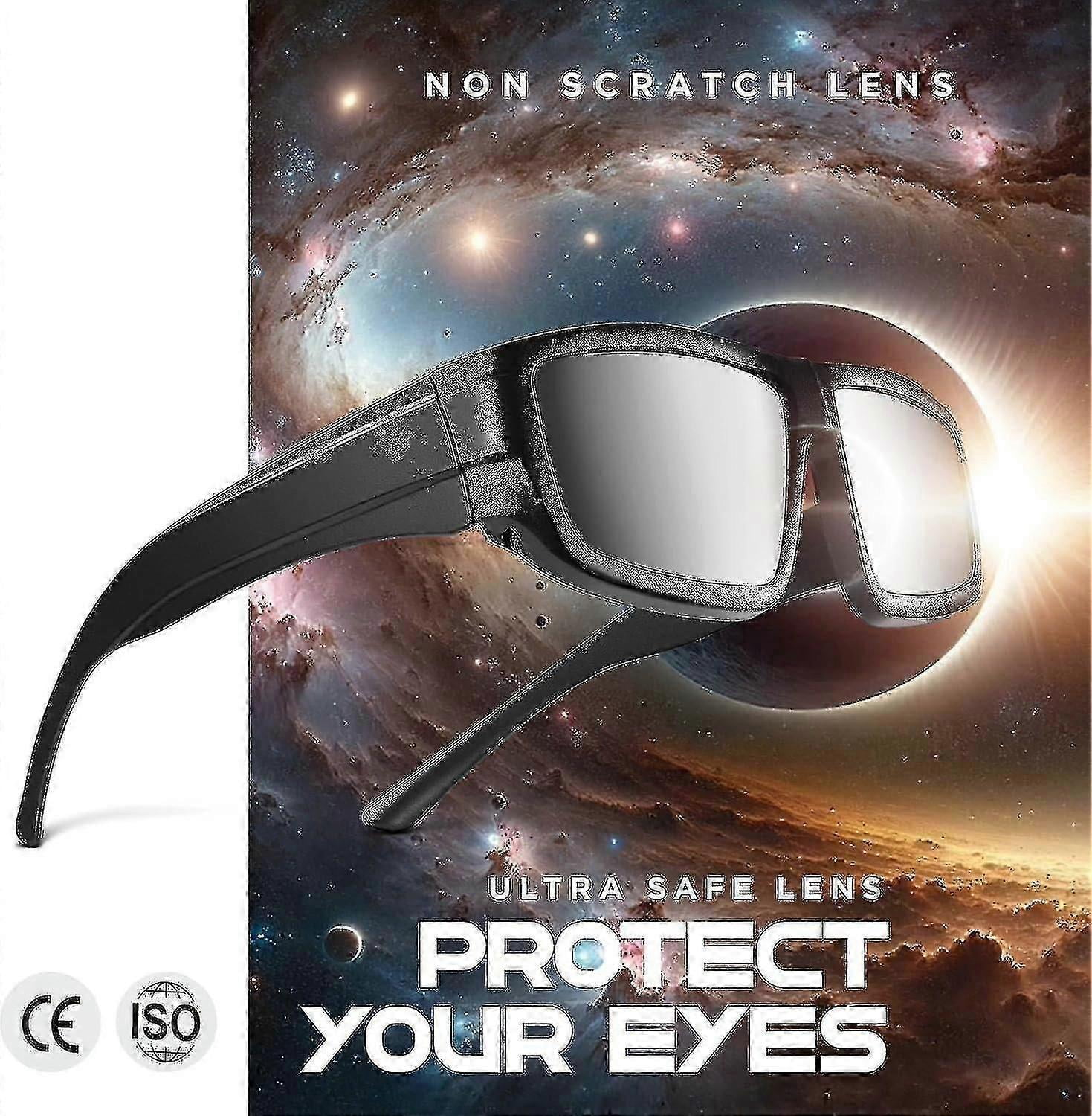 Solar Eclipse Glasses (2 Pack) 2024 Ce And Iso Certified Safe Shades ...