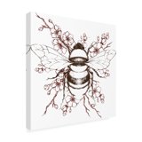 Deborah Knudson 'Bee Blossom' Canvas Art - Walmart.com