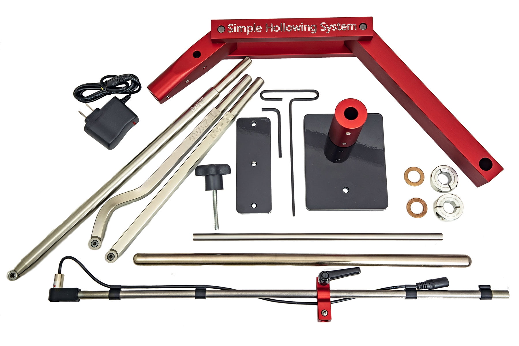 Simple Hollowing System Accepts Full Size Simple Woodturning Tools, includes laser and 3 tools ...