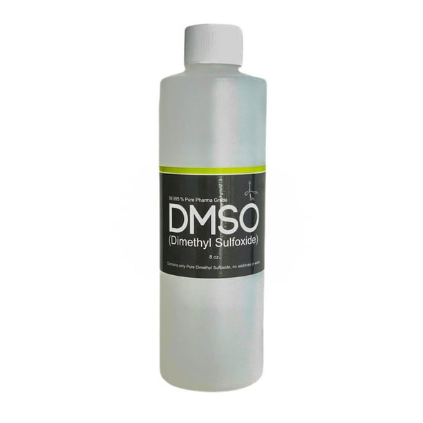 DMSO 8 oz. Plastic Bottle, Pure Pharma Grade 99.995%, Non-Diluted ...