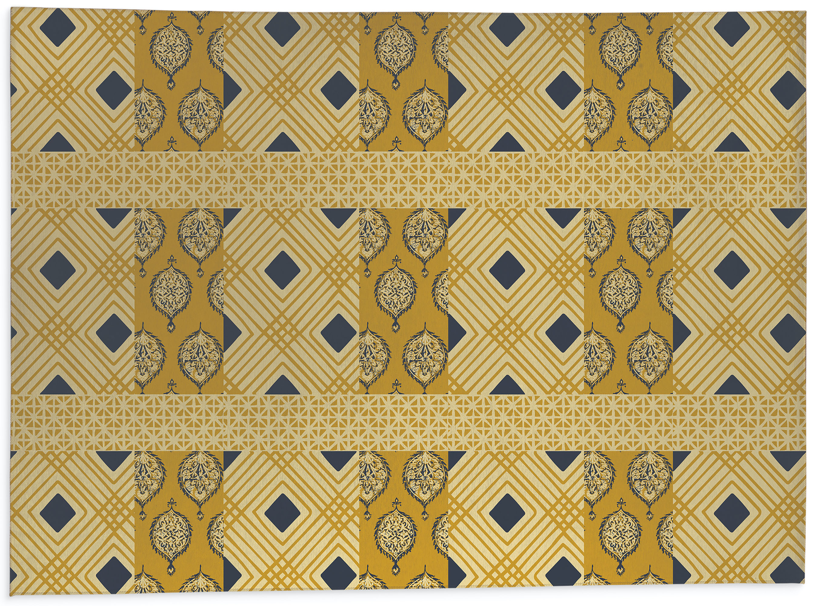Pompeii Gold Kitchen Mat by Kavka Designs - Walmart.com