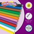 Colorations Prima-Color Fade-Resistant Paper Roll - White 48" x 50', UV ...