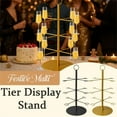 Dienrx Champagne Glass Tree Stand, 3-Tier Drink Display Tower for ...