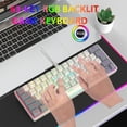 Gaming Keyboard Full Size LED Backlits Quiet Computer Keyboard ...
