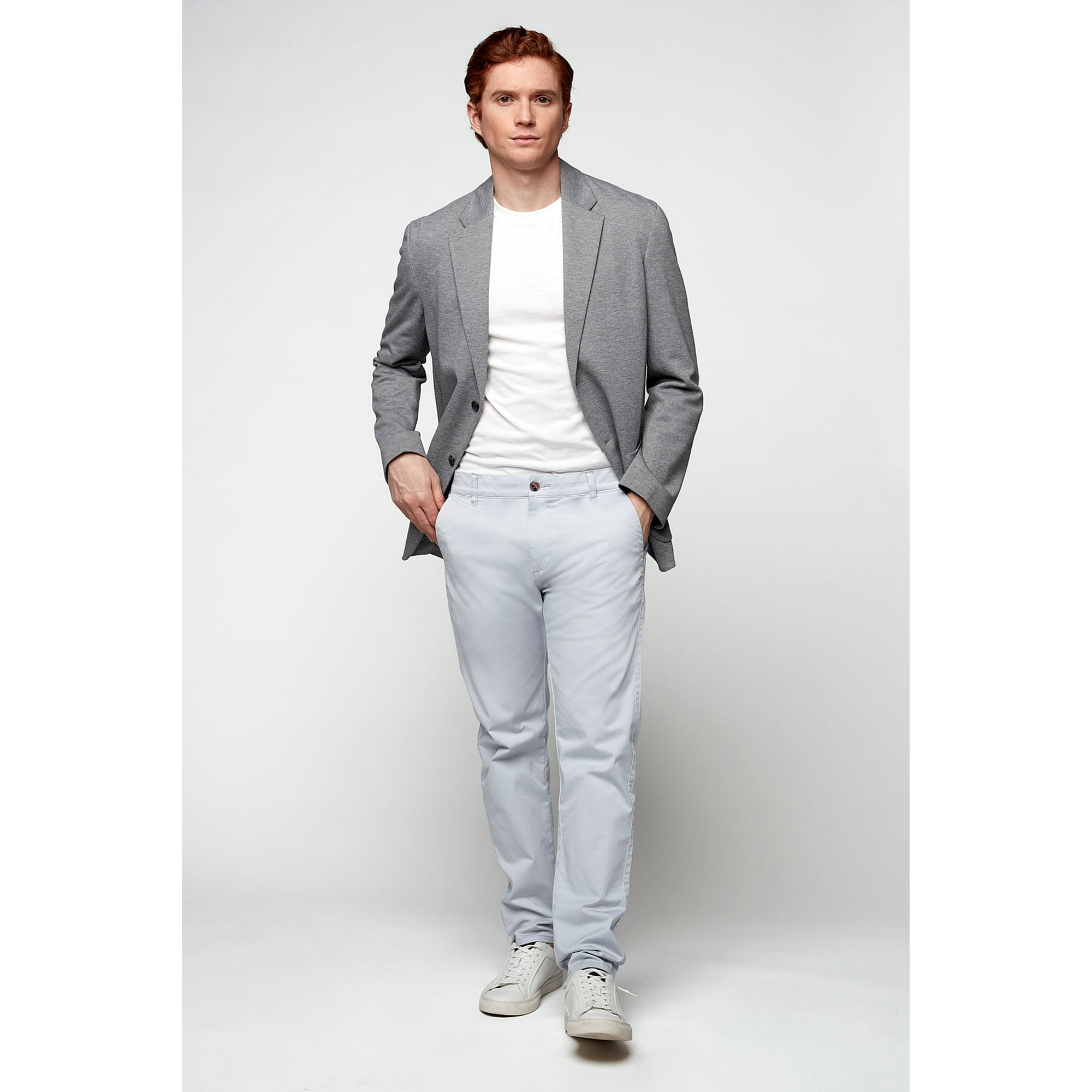 Click here for Slacker Marley - Slim Fit Chinos - Frost Blue prices