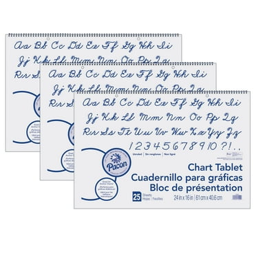 "Pacon Chart Tablet, 1"" Ruled, Writing School Lined Paper, Office Use ...