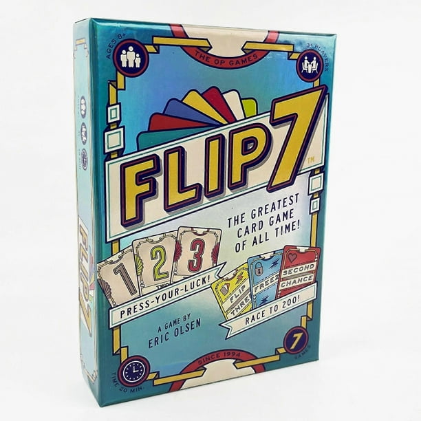 2025 Flip 7 Board Game Card Games Entertaining Strategic Tabletop Game For Family Friend ...