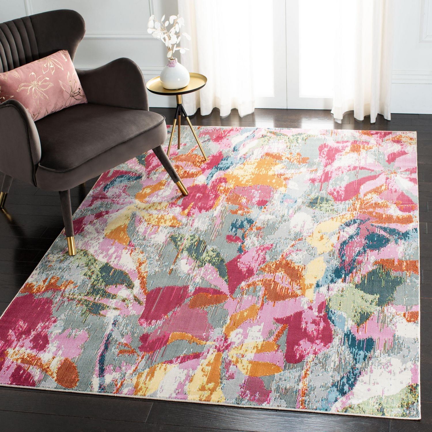 Click here for Safavieh Lillian Beryl Abstract Floral Area Rug 53... prices