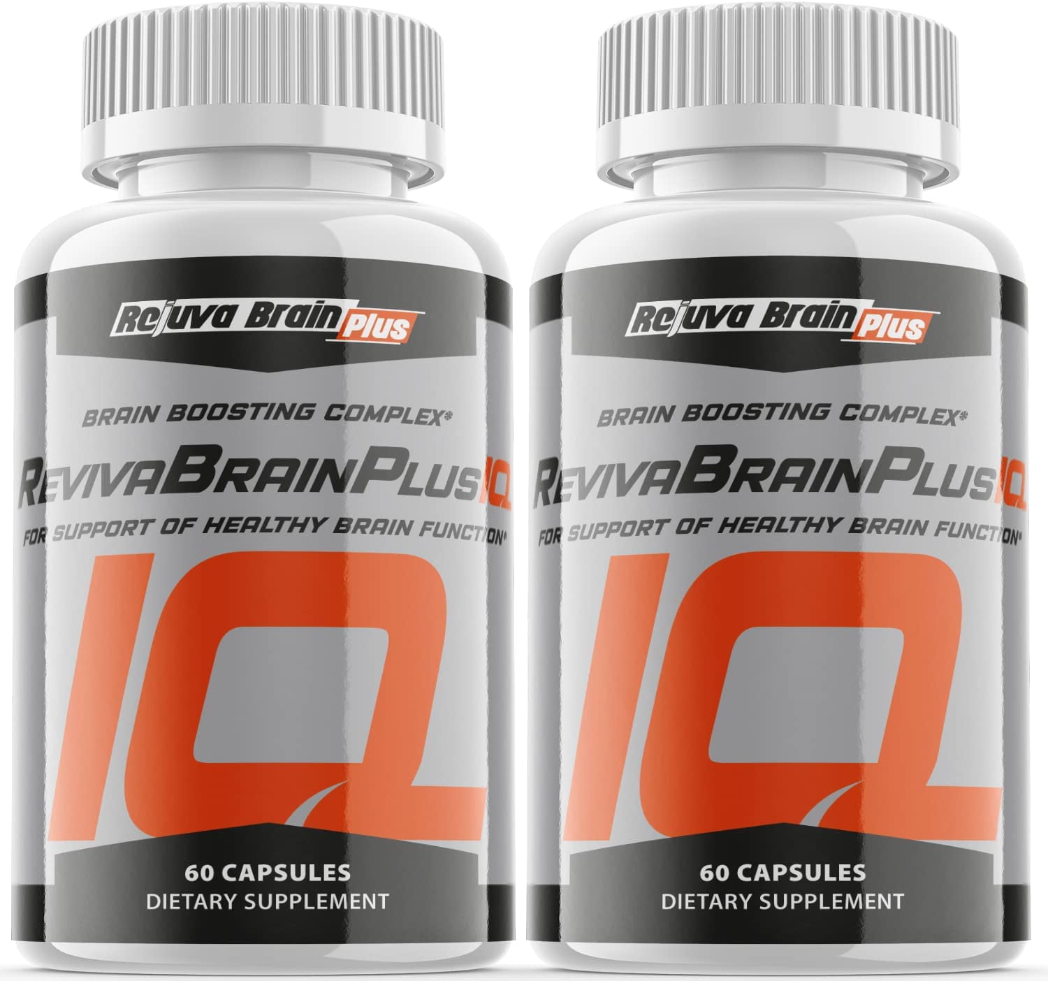 (2 Pack) Reviva Brain Plus IQ Rejuva - Dietary Supplement for Focus, Memory, Clarity, & Energy ...