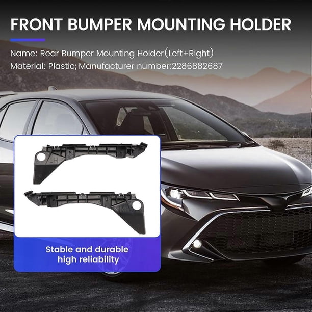 2Pc Front Bumper Mounting Holder for Toyota Corolla E12 Hatchback 2003 ...
