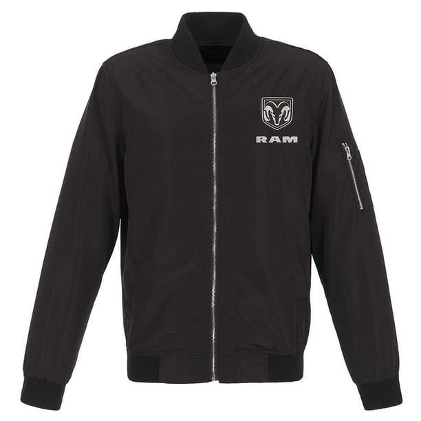 JH Design Group Mens Dodge RAM Lightweight Zip-Up Nylon Jacket with ...