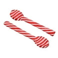 Candy Cane Spoon Bundle - 6 Peppermint Flavored Edible Peppermint ...