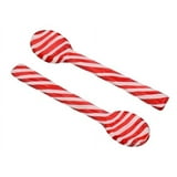 Candy Cane Spoon Bundle - 6 Peppermint Flavored Edible Peppermint ...