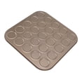 YAHHU 25‑Hole Carbon Steel Muffin & Macaron Bakeware Pan – Non‑Stick ...