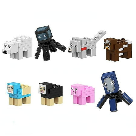 Vorallme Compatible With Lego Minecraft Striders Vex Mascot Phantom Cat ...