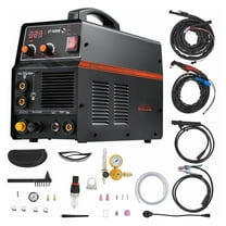 Puwu 5-in-1 Dual Voltage Welder, 110V/220V MIG Plasma Cutter with IGBT ...