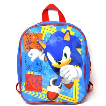 Sonic Hedgehog Movie Backpack 11" Mini Toddler Tails Knuckles Sega Boys ...