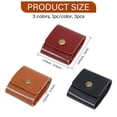1Set 3Pcs 3 Colors PU Leather Card Case Slim Minimalist Card Holder ...