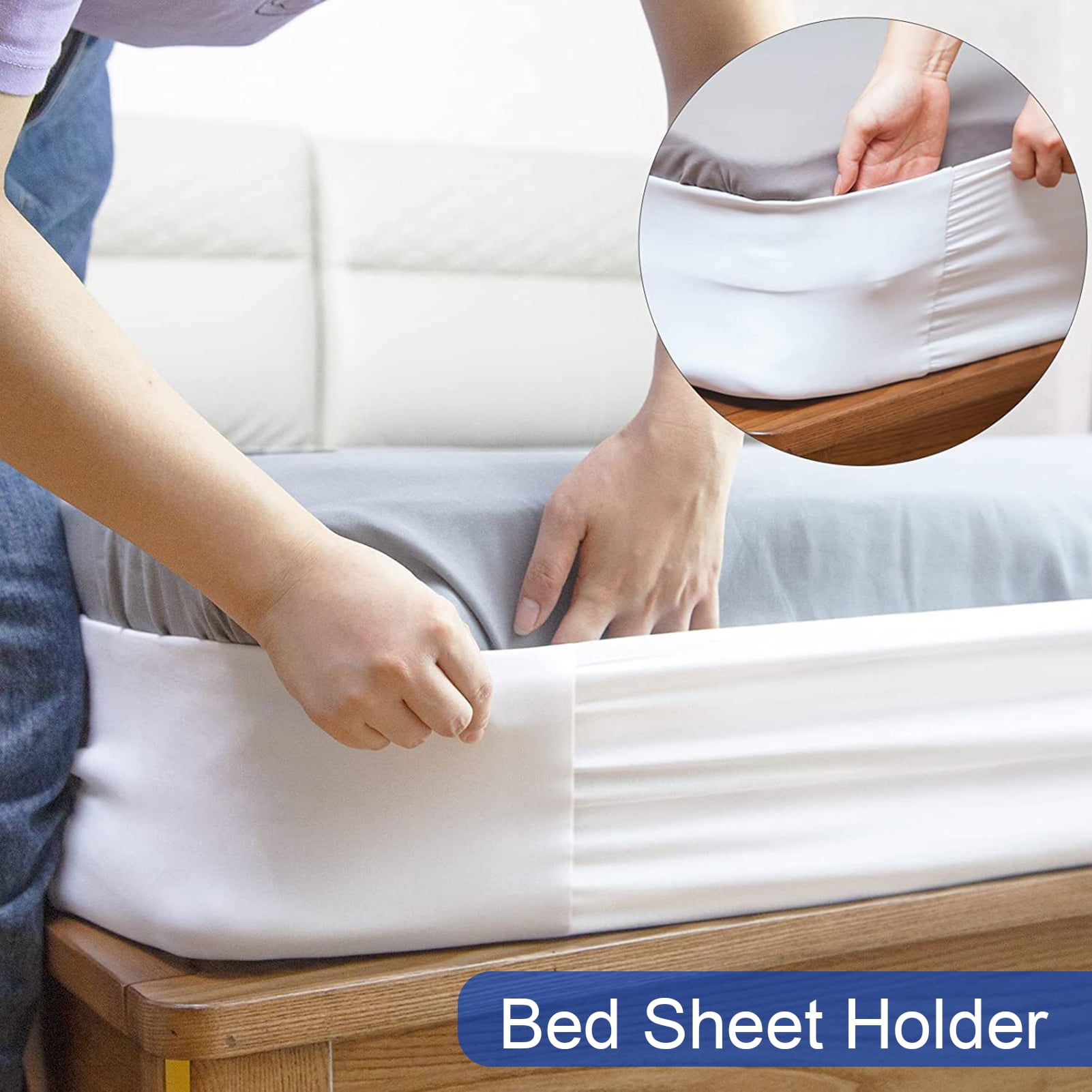 Click here for Harmtty Bed Sheet Holder Elastic Non-Slip Time Sav... prices